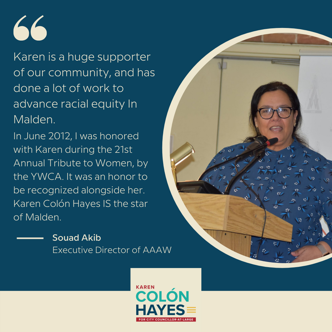 “Why I support Karen” – Karen Colon Hayes